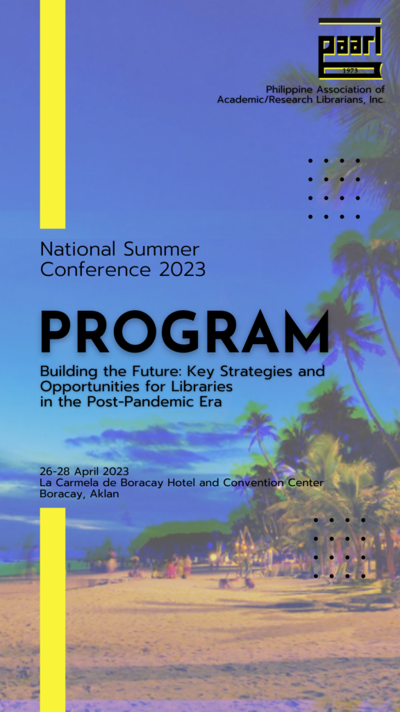 Seminars – Philippine Association of Academic / Research Librarians, Inc.